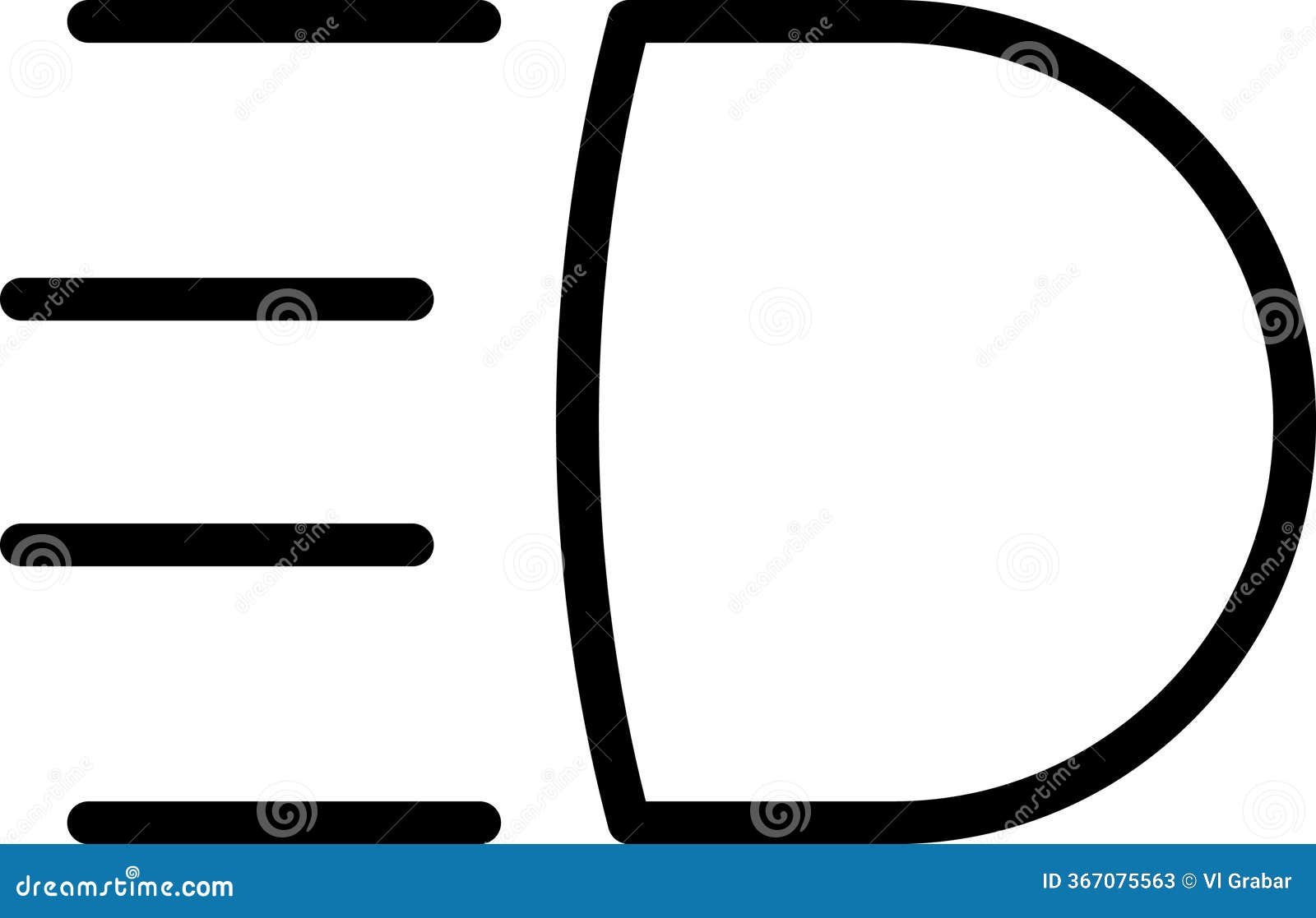 Car Headlight Symbols Vector Set. | CartoonDealer.com #373111954