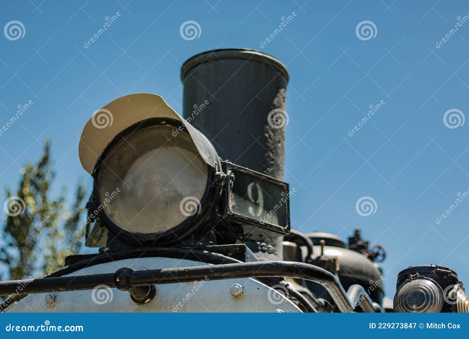 Old Train Light stock image. Image of iron, vehicle - 229273847