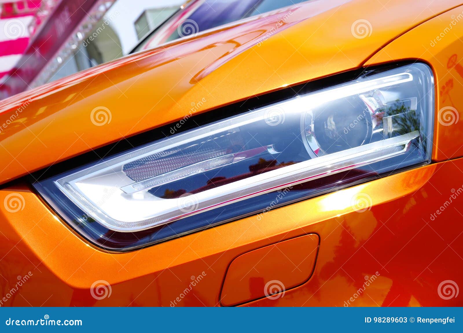 Headlight stock image. Image of sidelight, headlight - 98289603