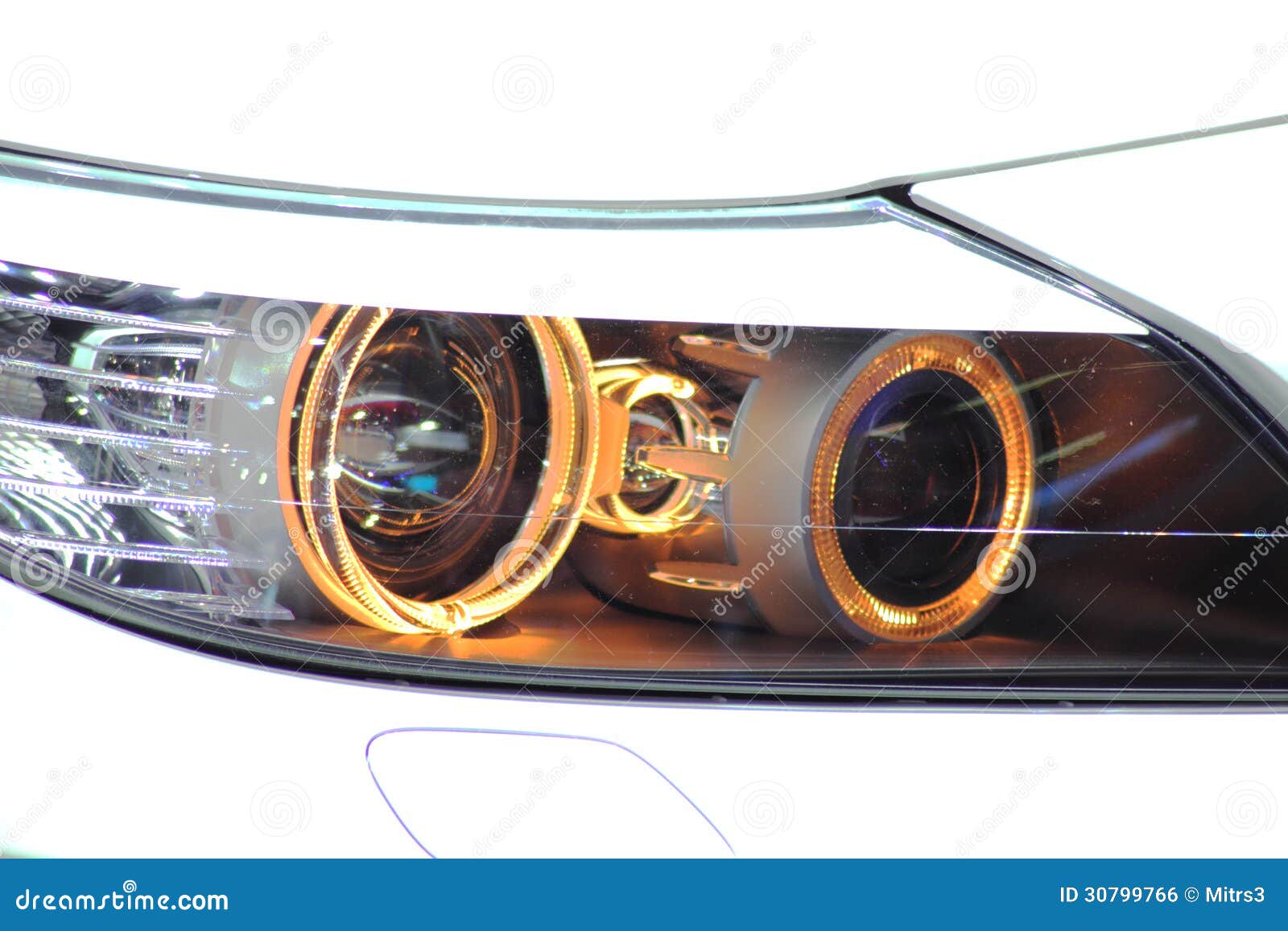 Headlight Sports Car stock photo. Image of vehicle, detail - 30799766