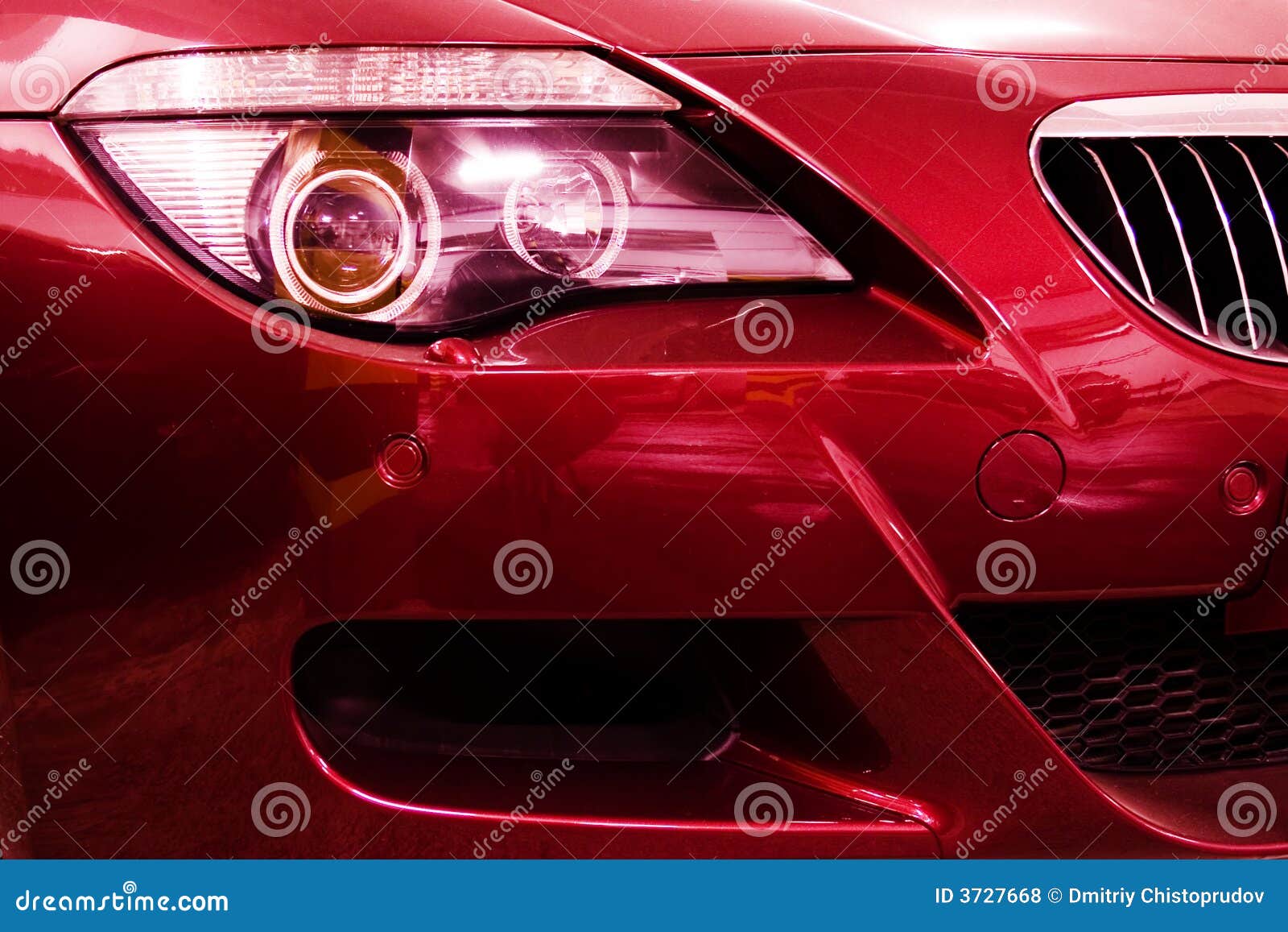 Headlights stock photo. Image of violent, lighting, modern - 3727668