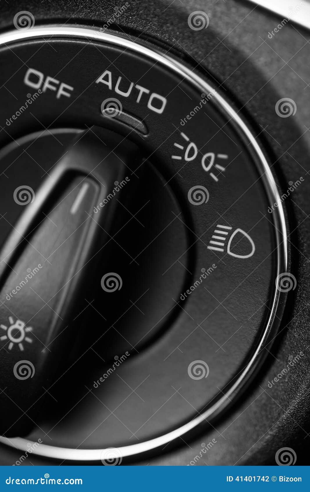 Headlights button stock photo. Image of switch, light - 41401742