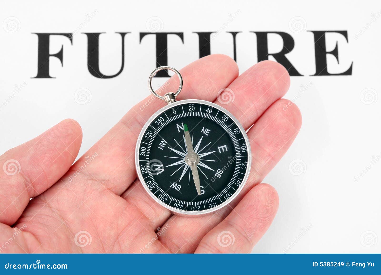 Headline Future and Compass Stock Image - Image of guide, decision: 5385249