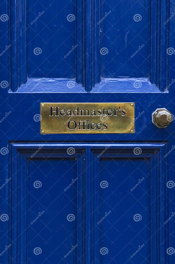 Headmaster s offices stock image. Image of office, college - 23238969