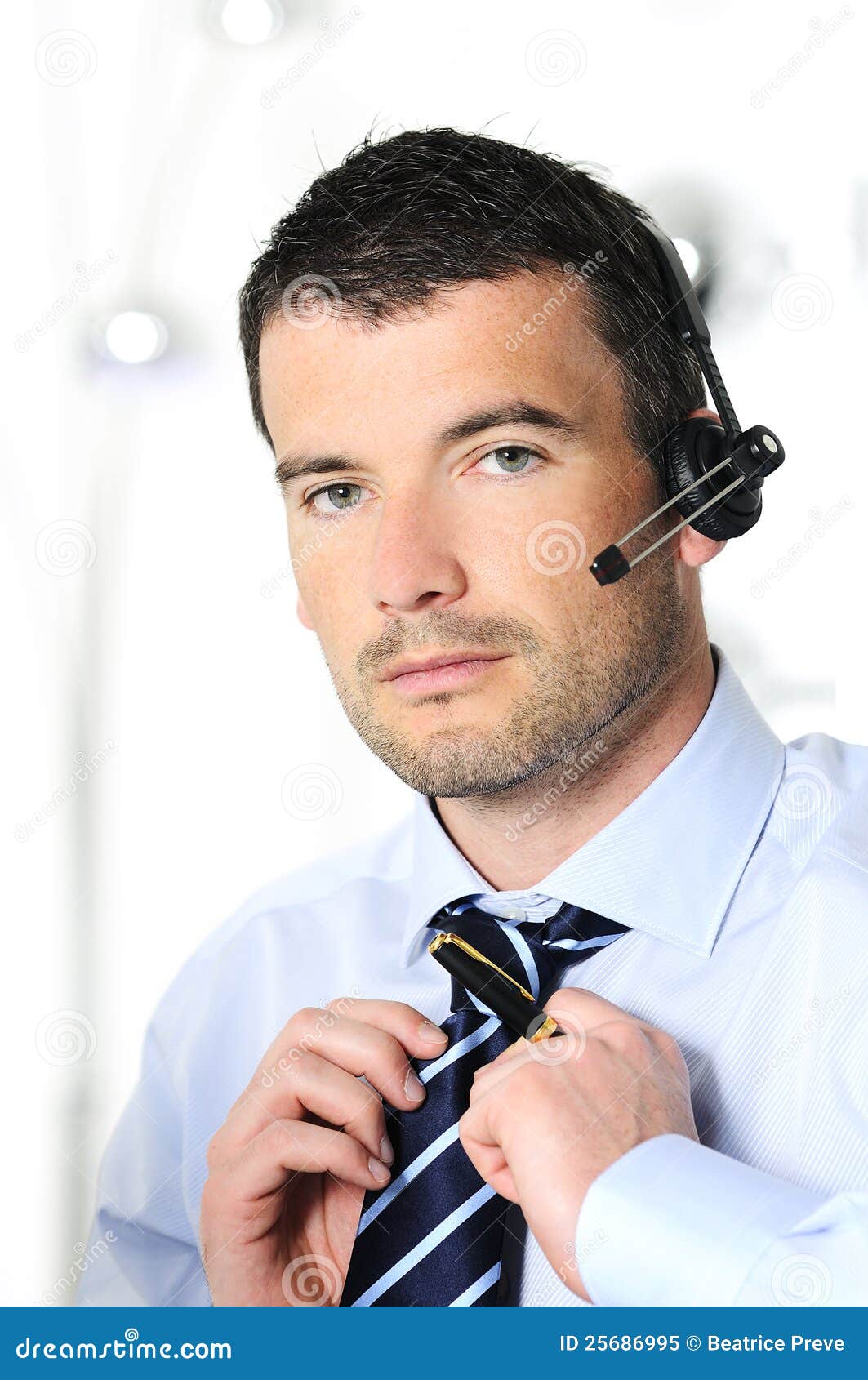 Headphone man stock image. Image of friendly, male, kind - 25686995