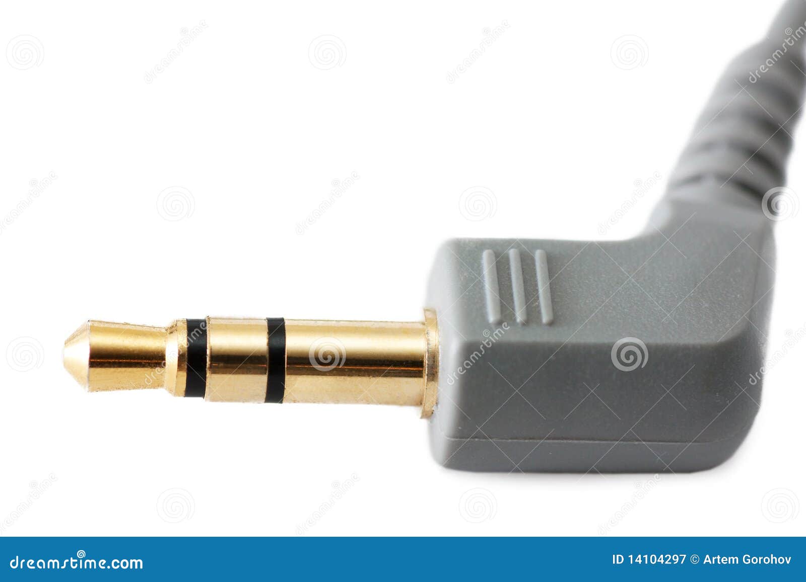 Headphone plug stock image. Image of industry, electronics - 14104297