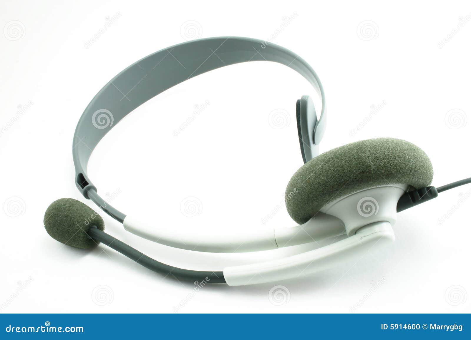 Headphone set stock photo. Image of isolated, human, headset - 5914600