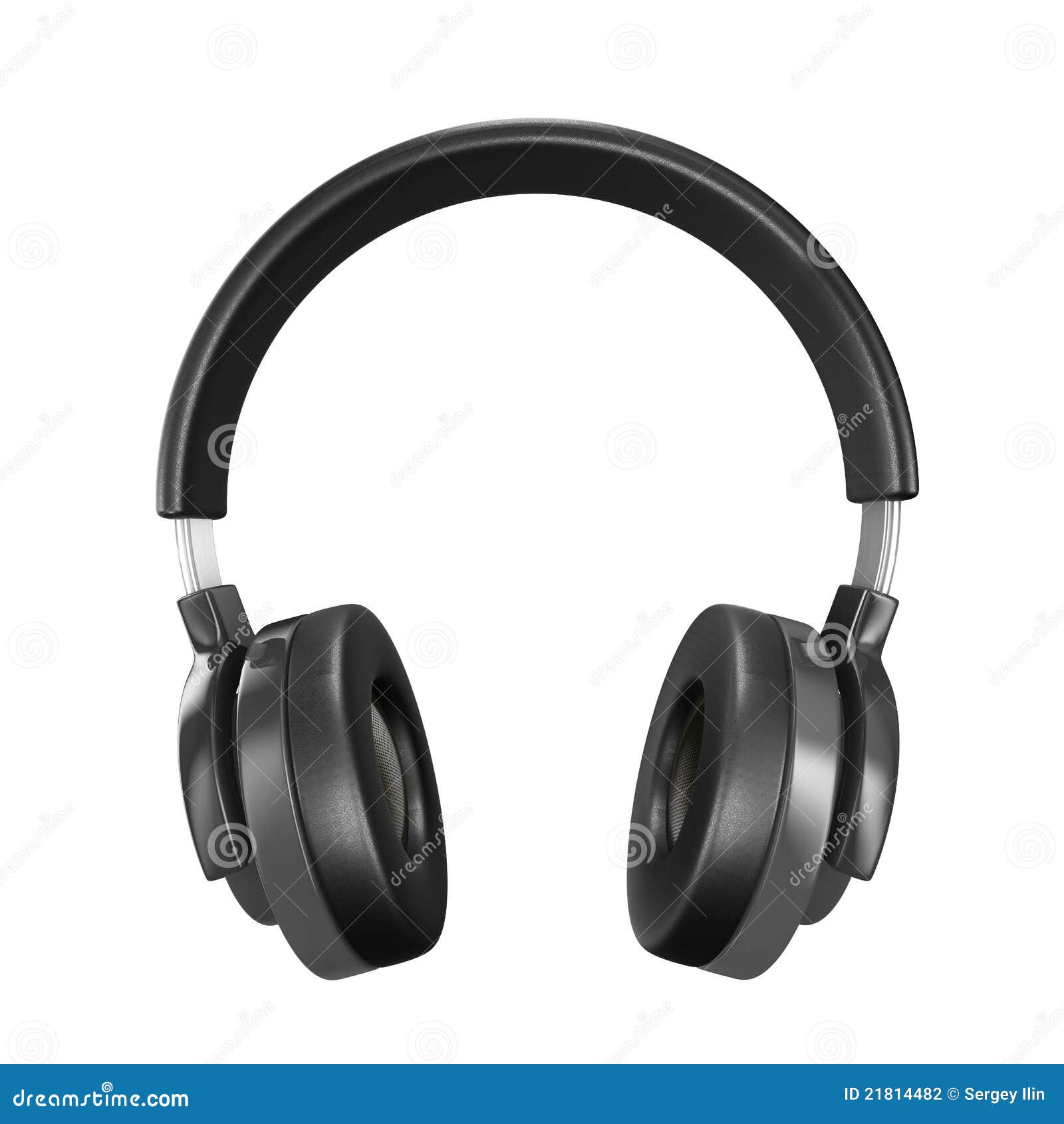 Headphone On White Background Stock Photography - Image: 21814482