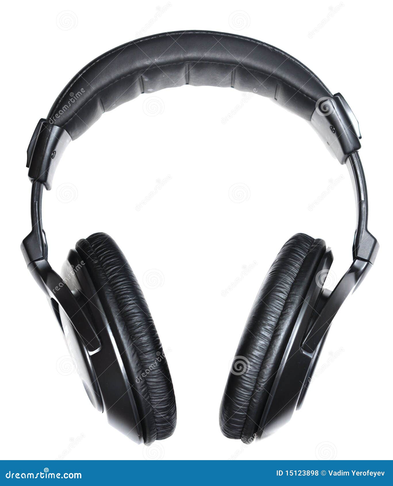 Headphones stock photo. Image of black, headphones, radio - 15123898