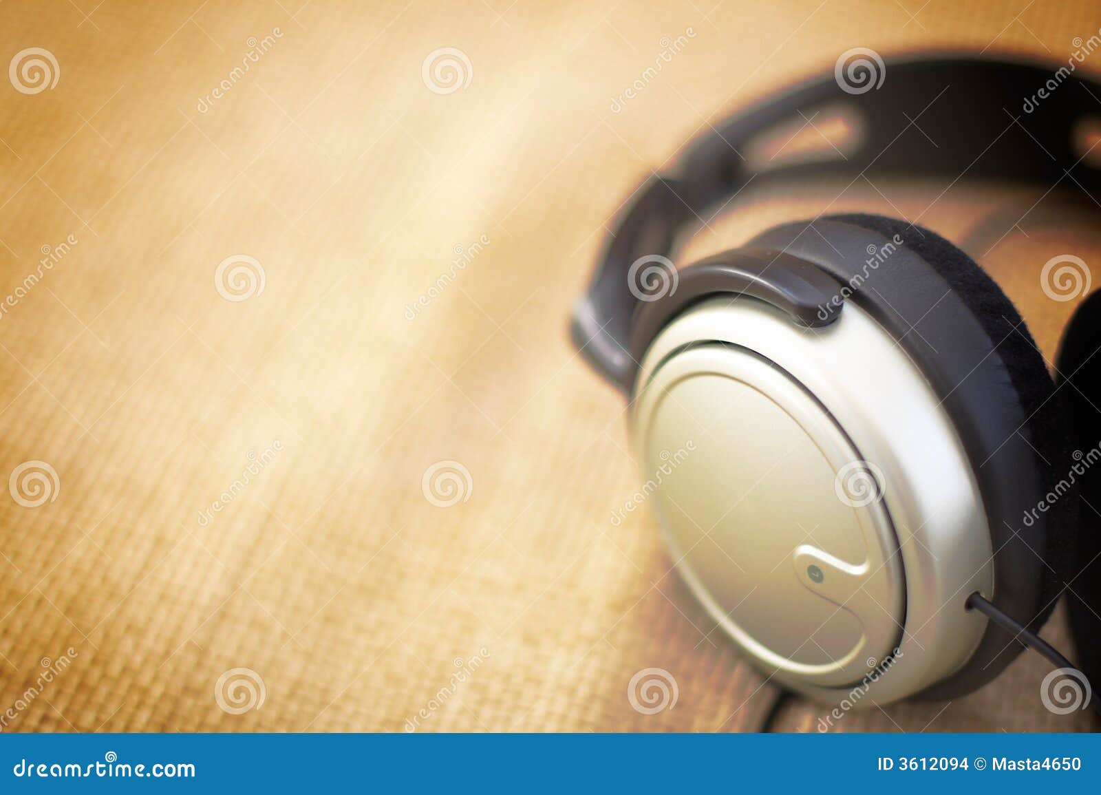 Headphones stock photo. Image of view, cable, rusty, shallow - 3612094