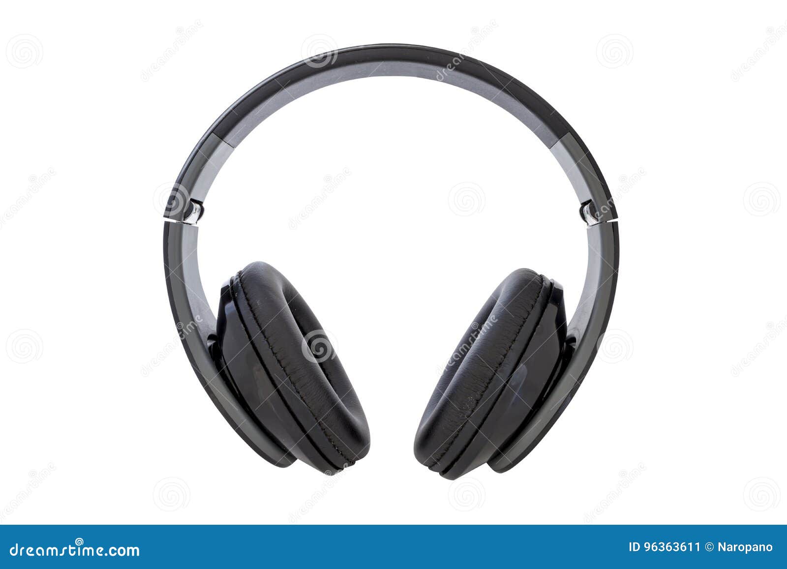 Headphones Dirty Isolated on White Stock Image - Image of stereo, dirty ...