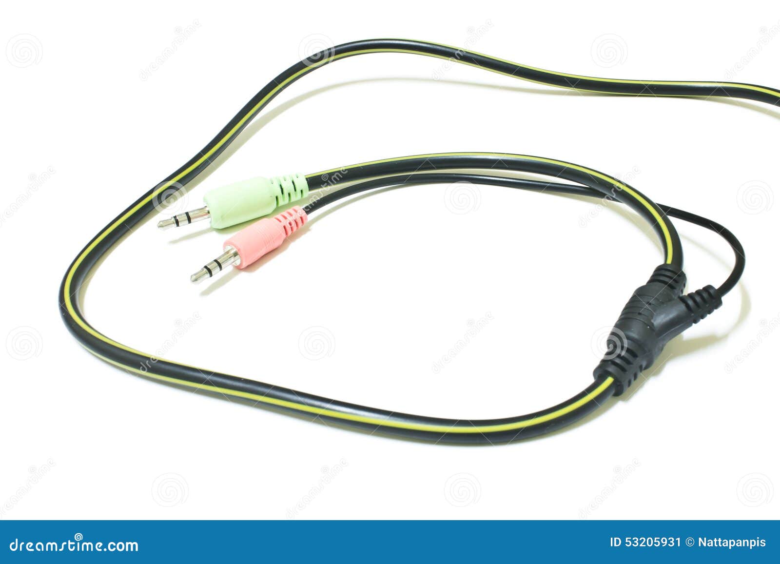 Headphones jack stock image. Image of technology, background - 53205931