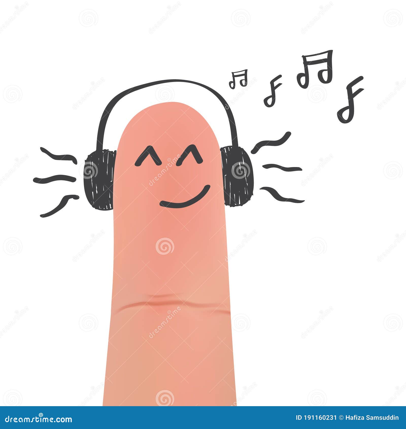 Smirking Music Note Character Cartoon | CartoonDealer.com #102053381