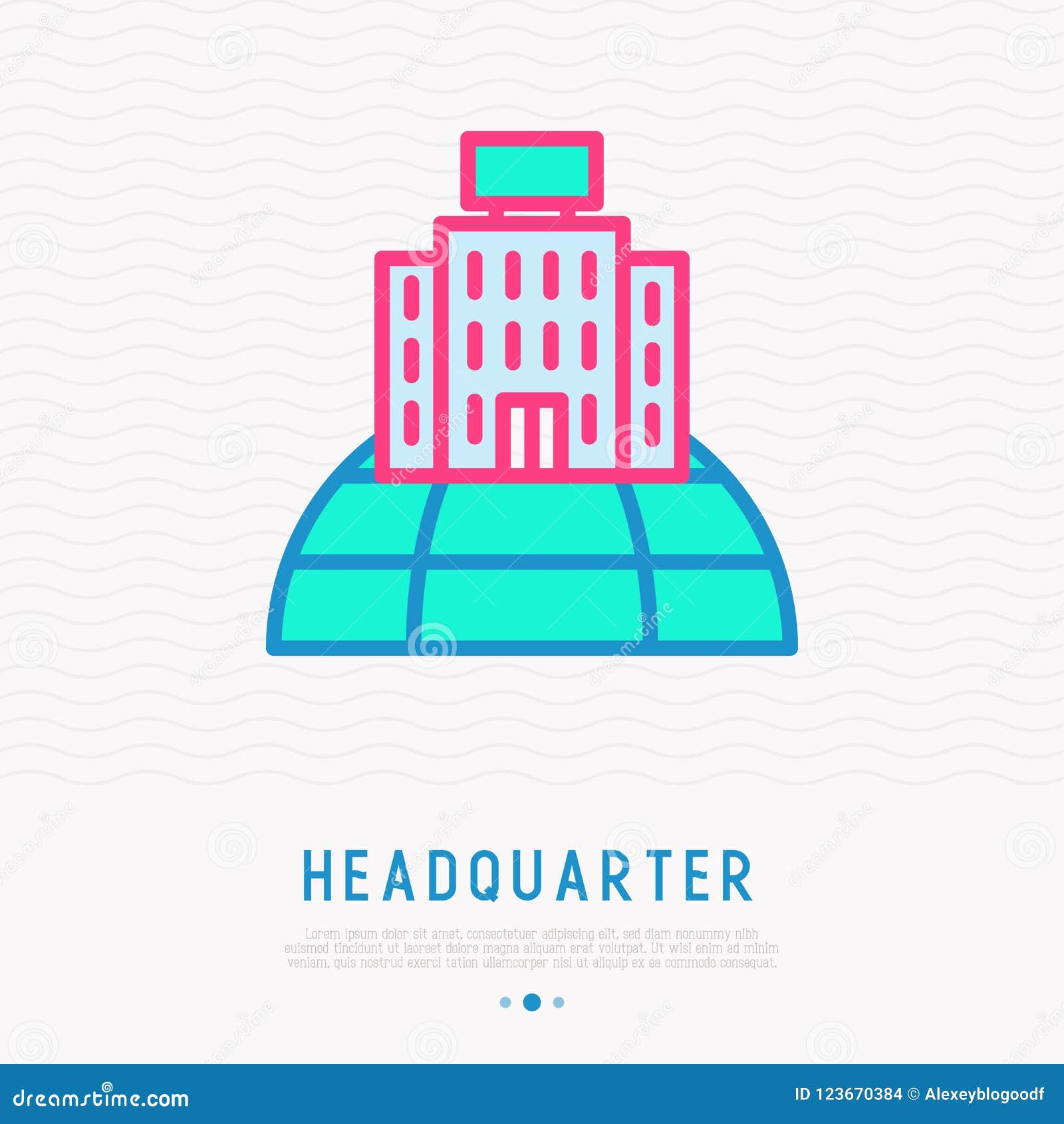Headquarter Icon. Premium Style Design, Pixel Perfect Headquarter Icon ...