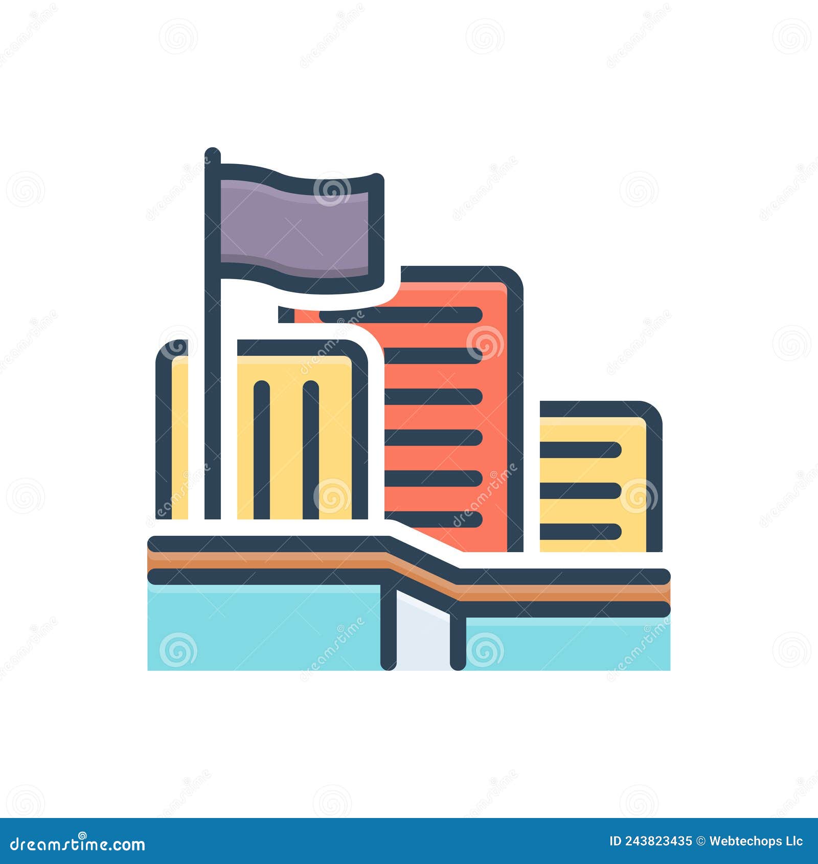 Command Post Of A Retro Analog Control Center For An Industrial ...