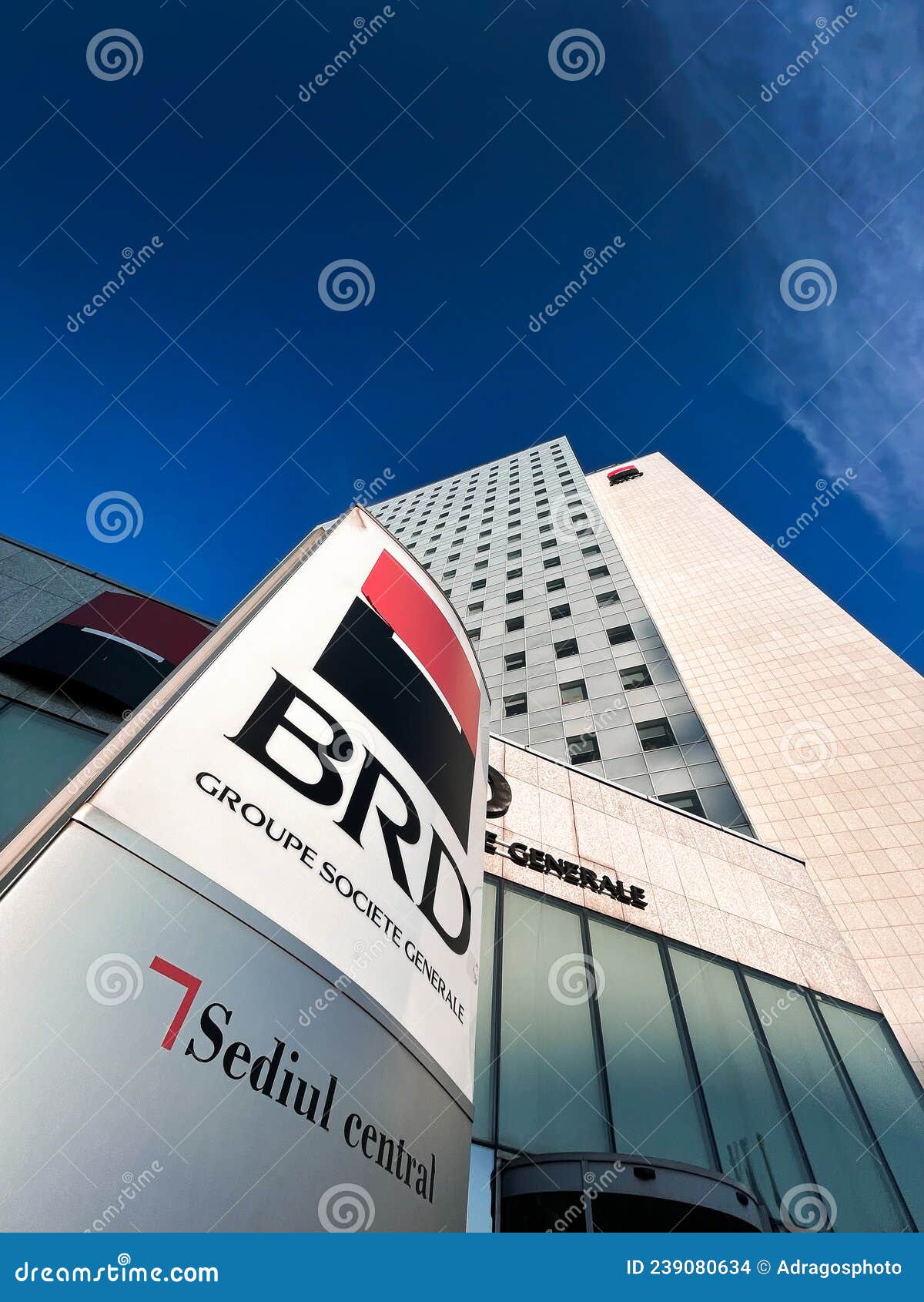 Headquarters Office Building of BRD Bank from Romania Editorial Stock ...