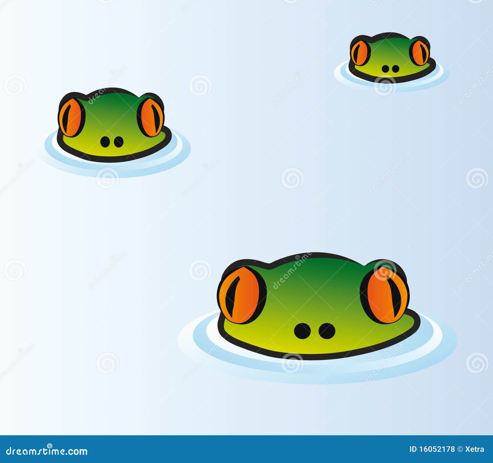 Heads of frog stock vector. Illustration of clean, graphic - 16052178