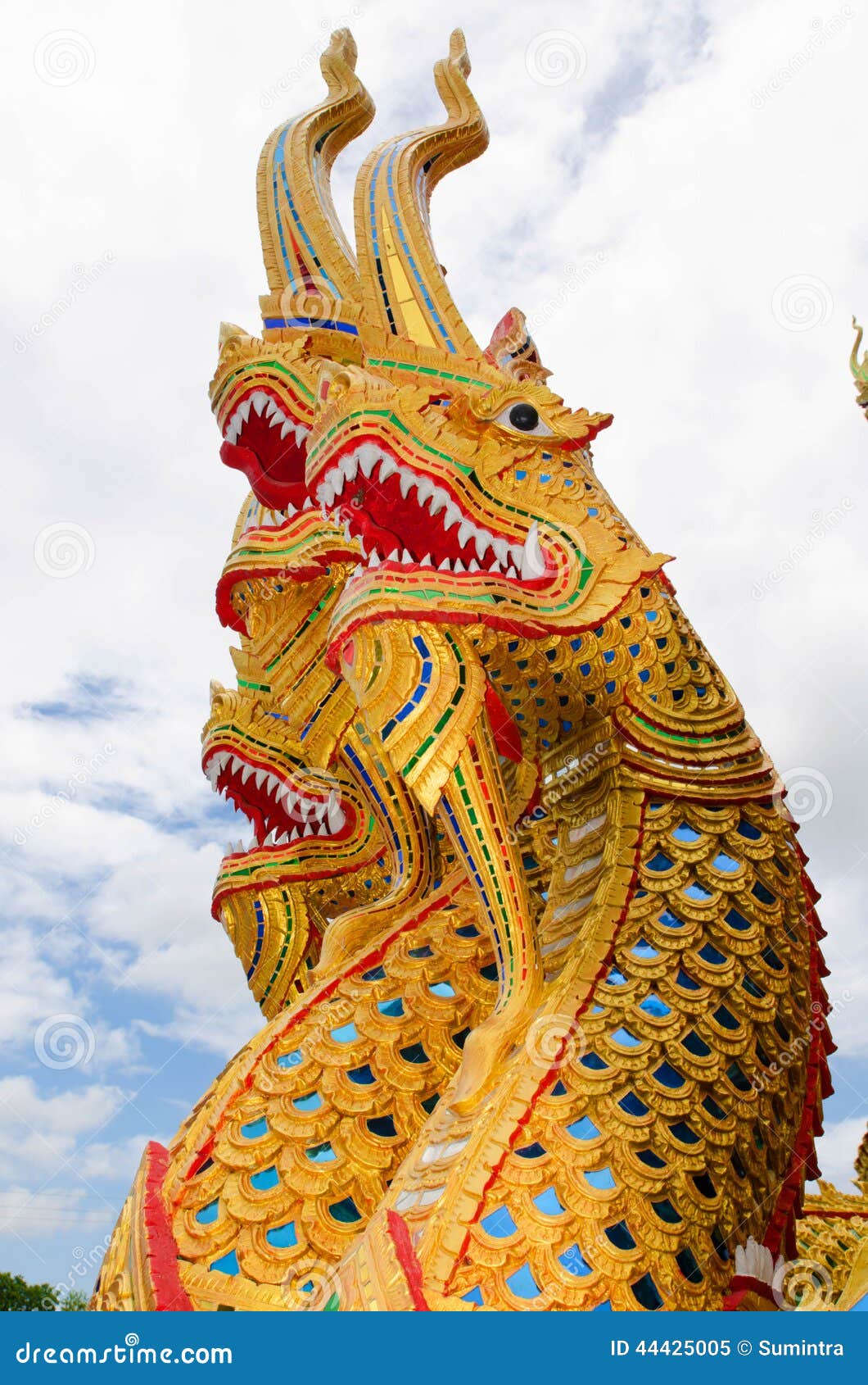 Nagas Statue And Stairway Royalty-Free Stock Photo | CartoonDealer.com ...