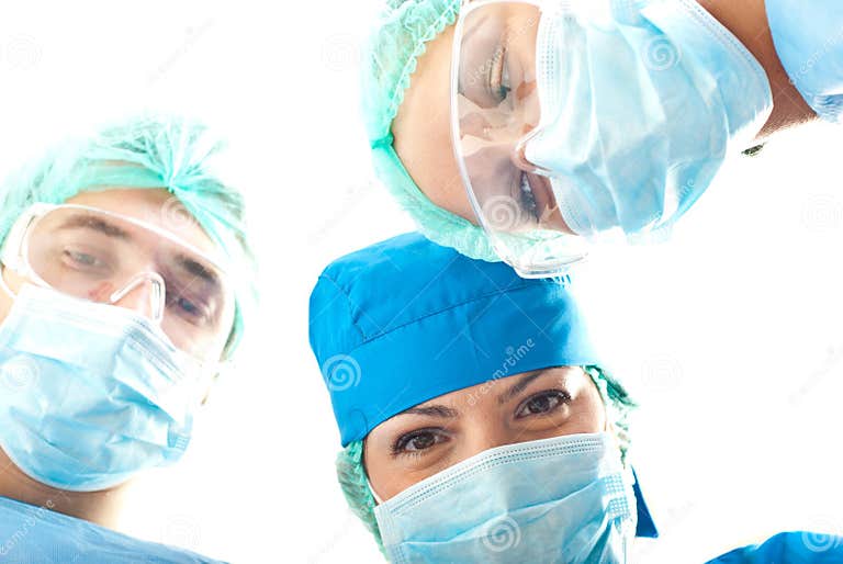 Heads of Surgeons in Operation Stock Image - Image of close, healthcare ...