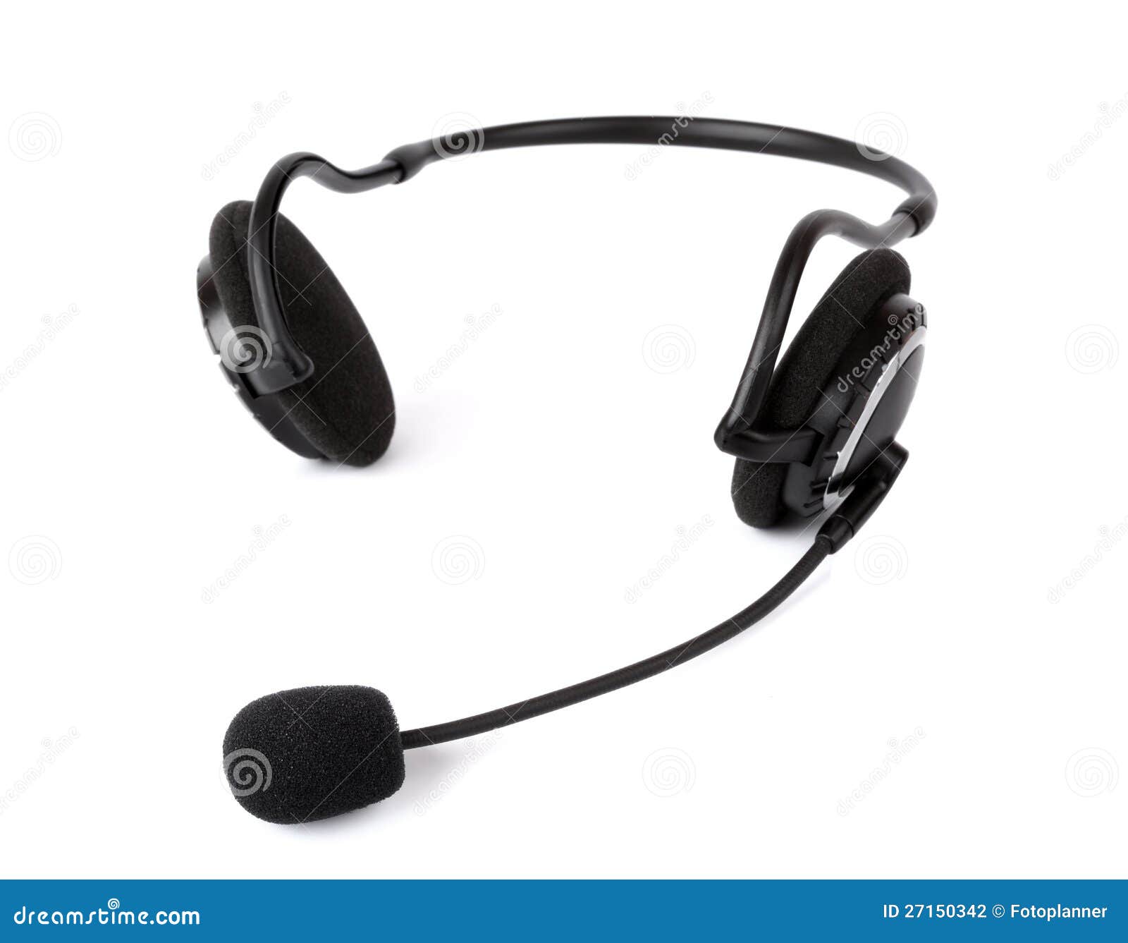 Headset stock photo. Image of center, computer, gray - 27150342