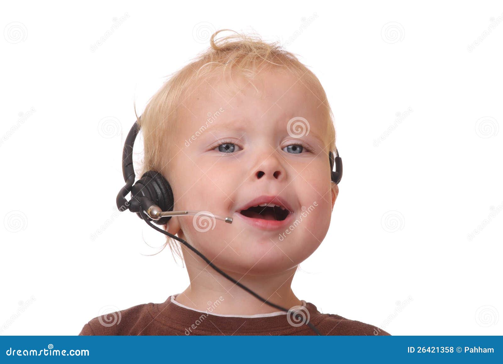 Headset fun stock photo. Image of enjoy, caucasian, childhood - 26421358