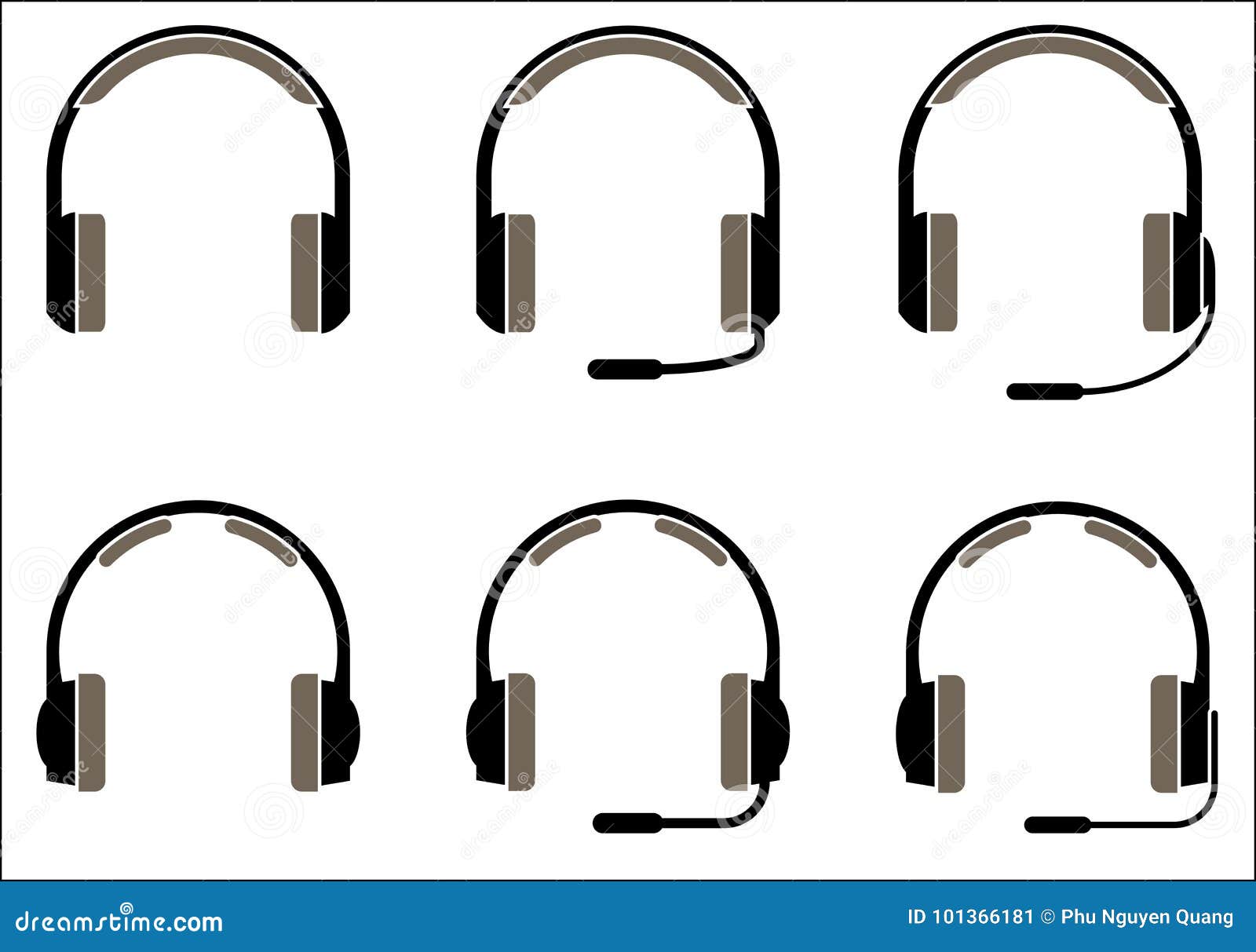 Headset Illustrated Stock Illustrations – 164 Headset Illustrated Stock ...