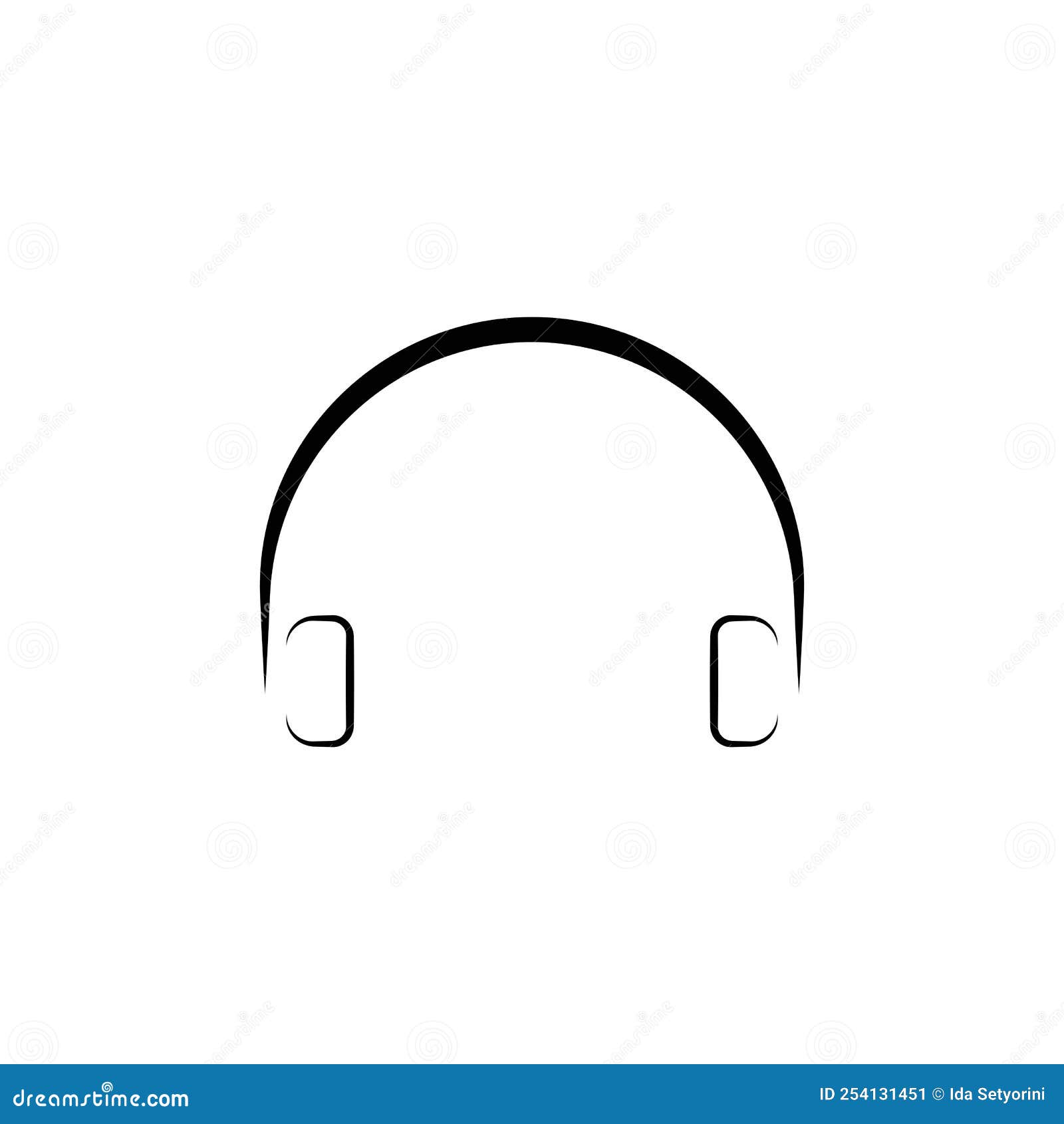 Headset logo icon design stock illustration. Illustration of call ...