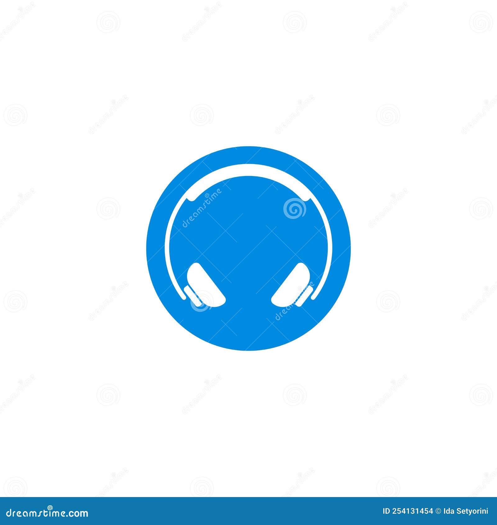 Headset logo icon design stock illustration. Illustration of stereo ...