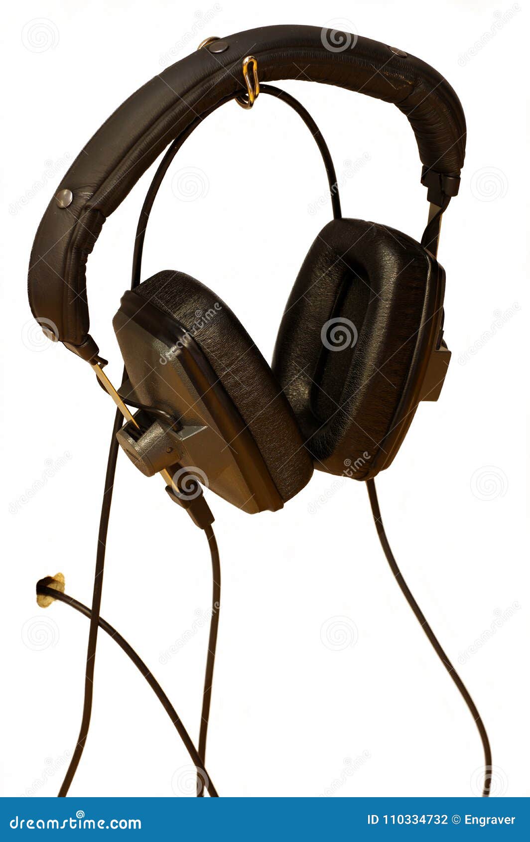Headset Music Objects Isolated Stock Photo - Image of headgear ...