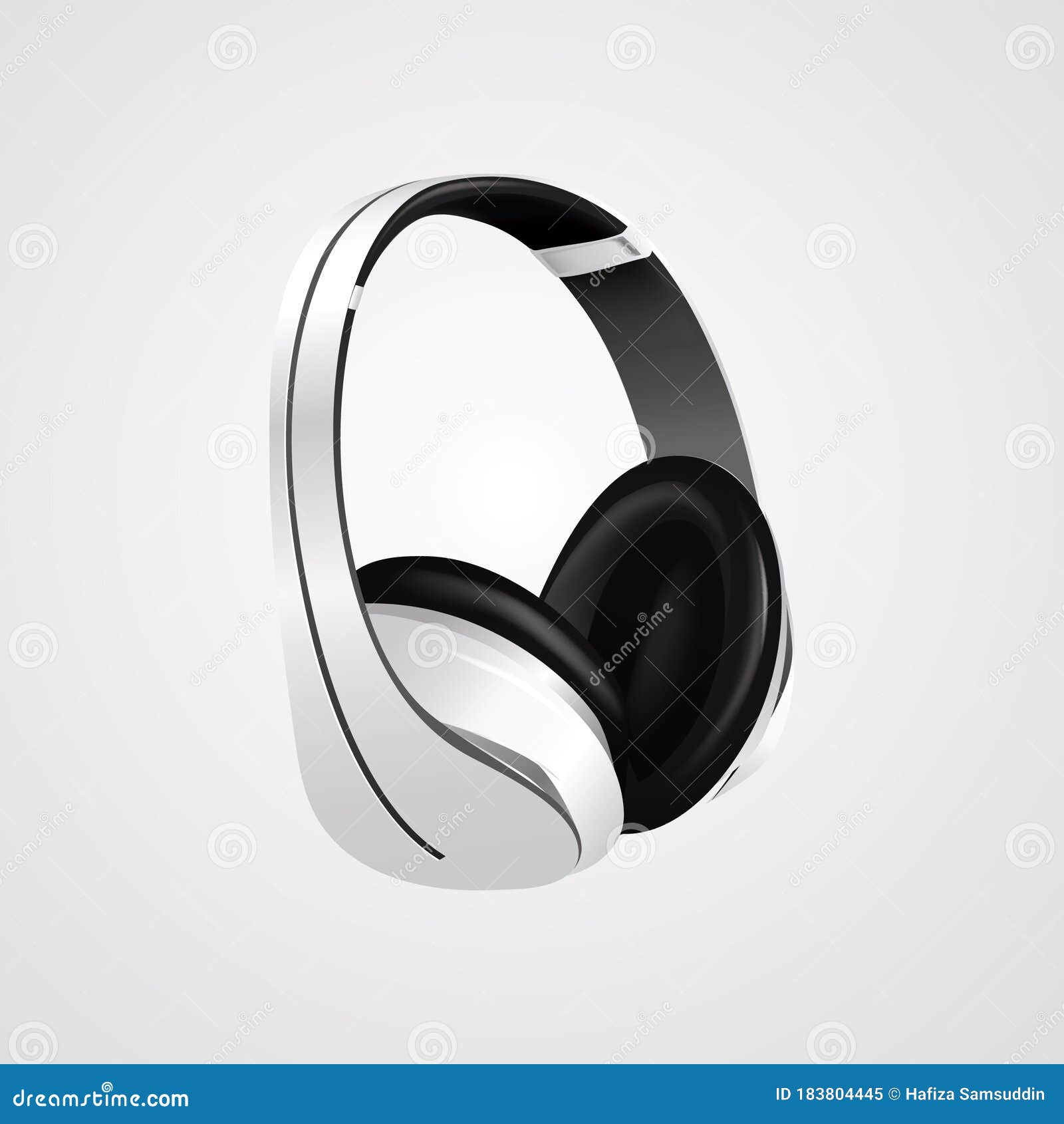 Headset. Vector Illustration Decorative Background Design Stock ...