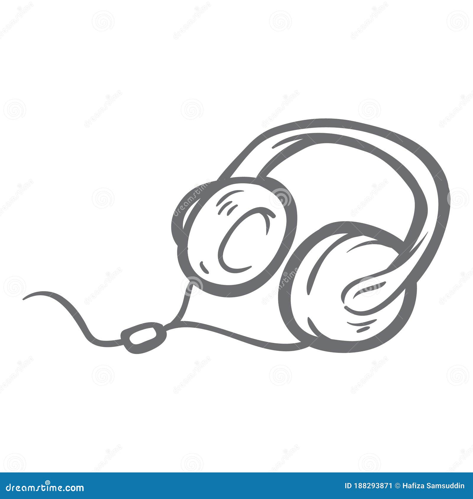Headsets. Vector Illustration Decorative Design Stock Vector ...