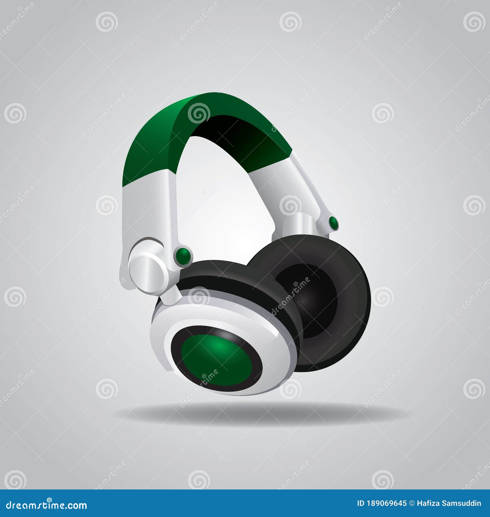 Headsets. Vector Illustration Decorative Design Stock Vector ...