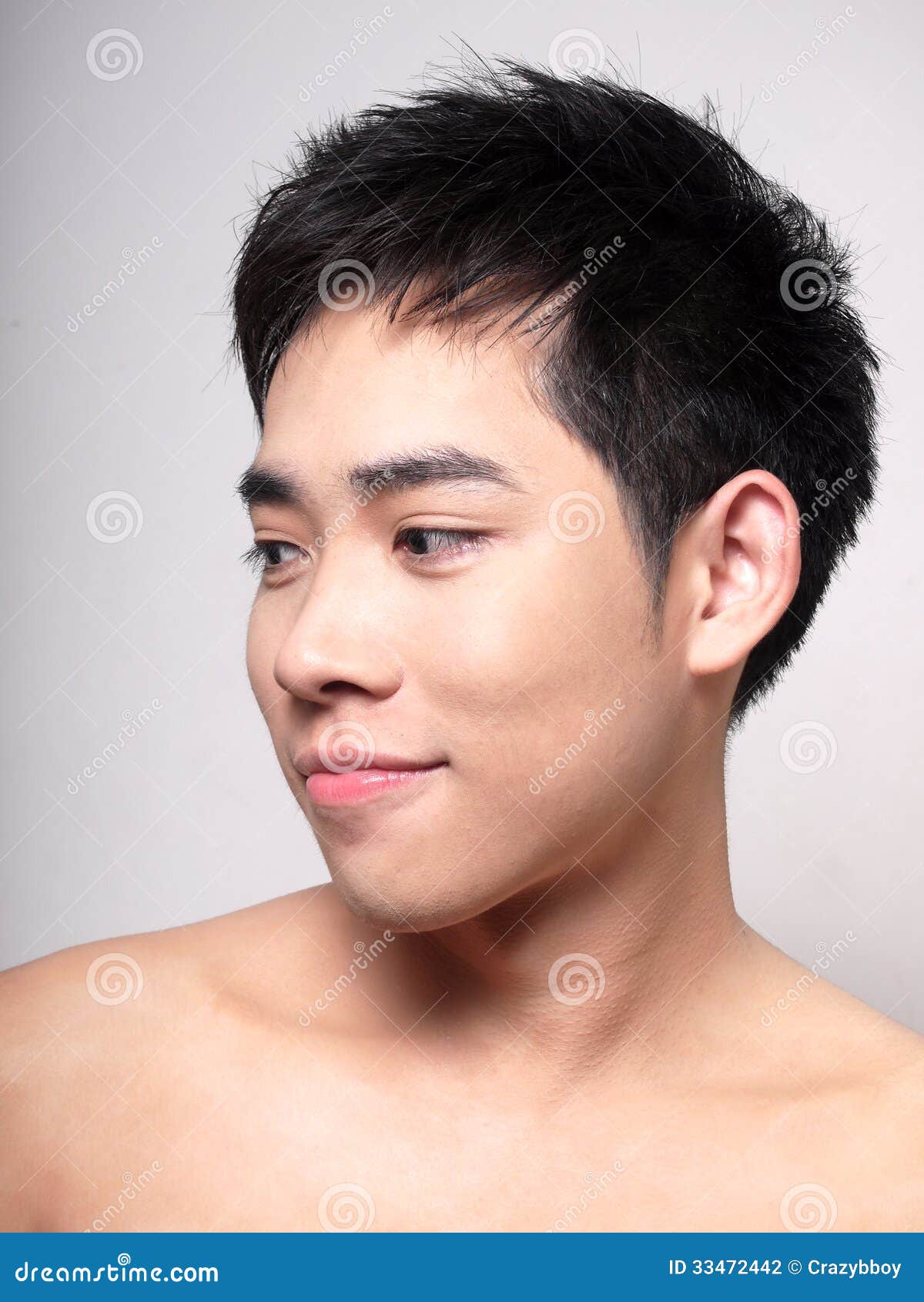 Headshot of Asian boy stock photo. Image of studio, shoot - 33472442