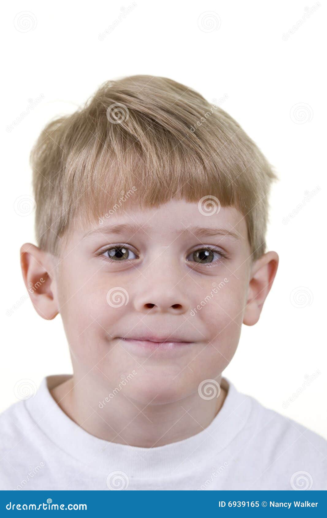 Headshot of a Child stock image. Image of smirk, headshot - 6939165