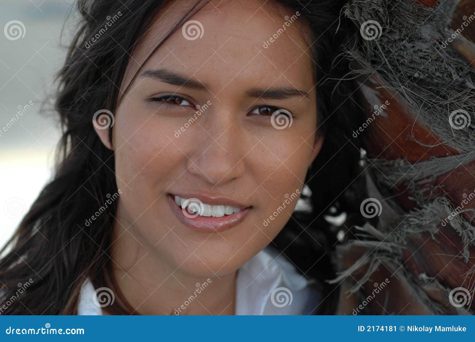 Headshot of a Gorgeous Native Stock Image - Image of beauty, asian: 2174181
