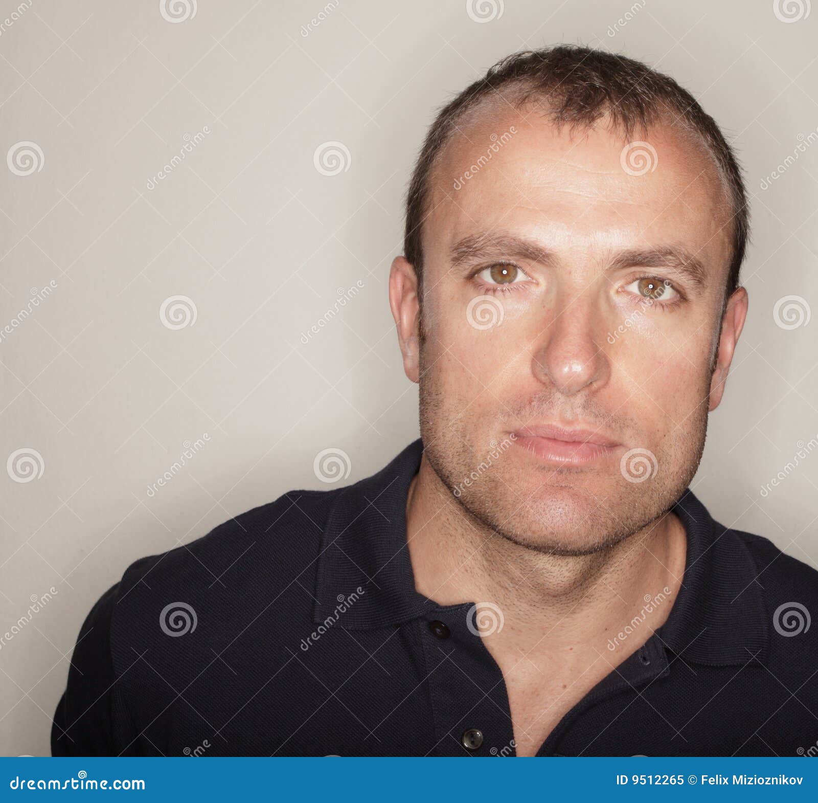 Headshot of a handsome man stock image. Image of headshot - 9512265