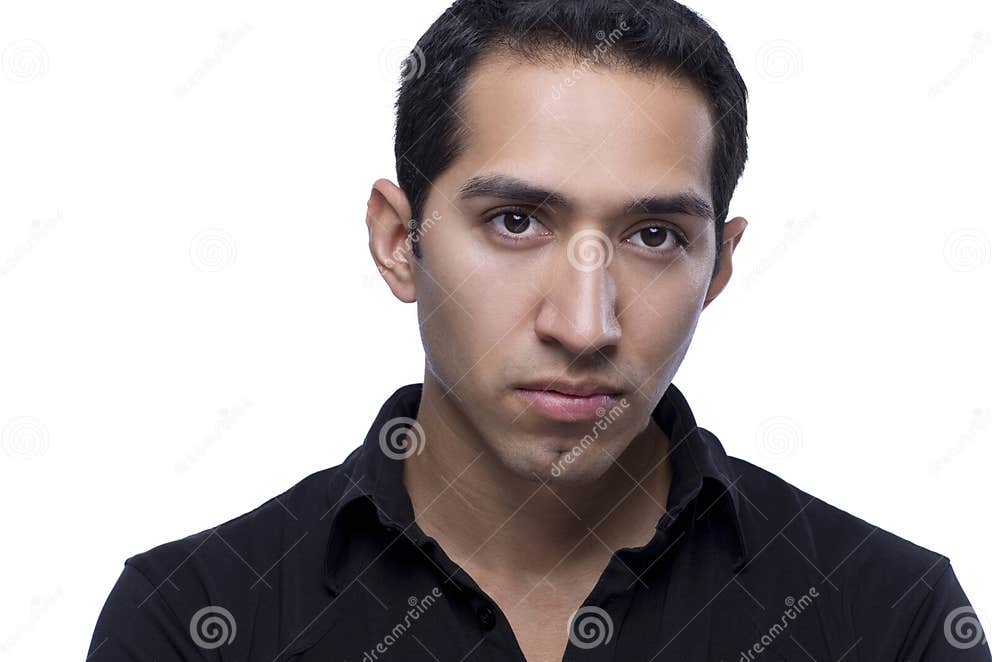 Headshot of a Hispanic Male Stock Photo - Image of shot, portrait: 24544418