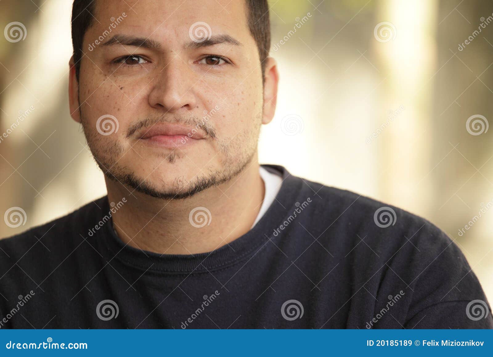 Headshot of a Latino man stock image. Image of male, face - 20185189