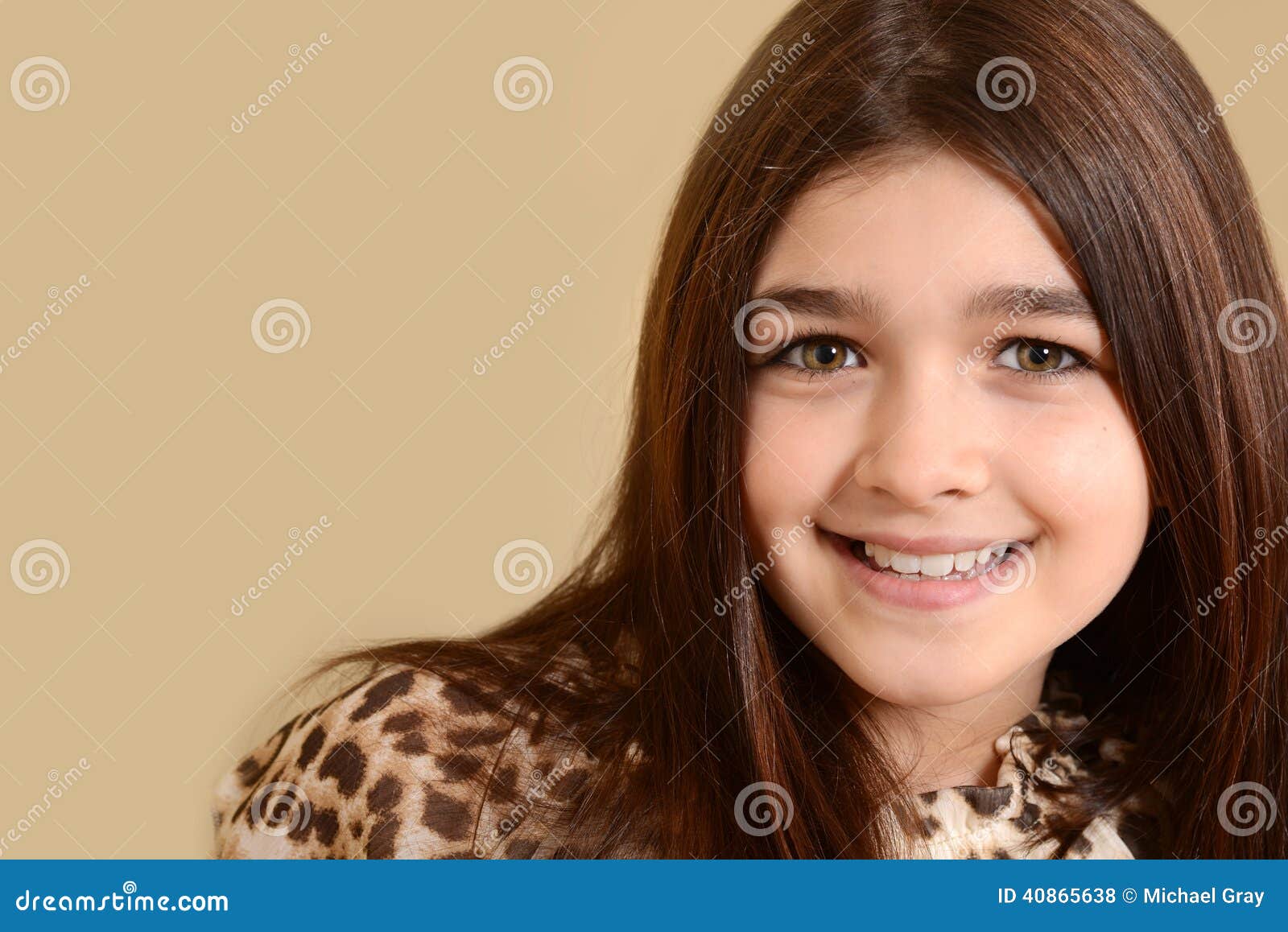 Headshot little girl stock photo. Image of happy, closeup - 40865638
