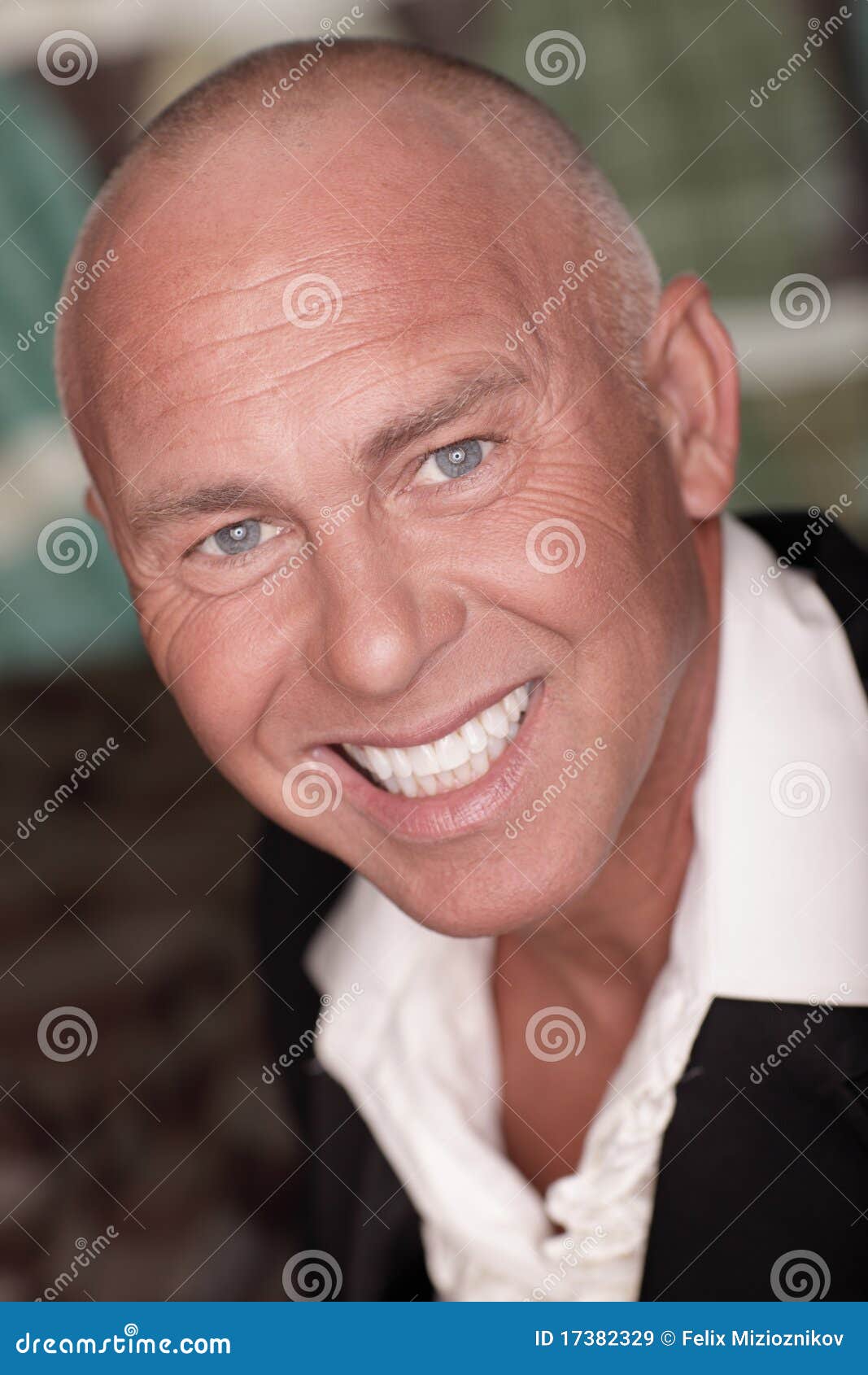 Headshot of a man smiling stock image. Image of person - 17382329