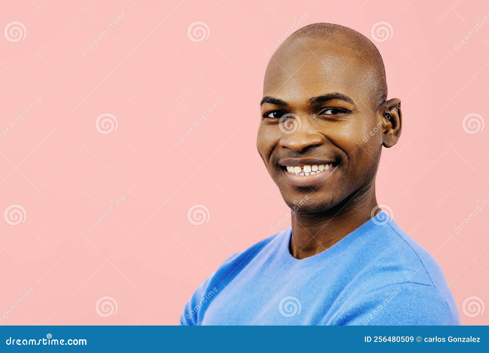 Headshot Man Smiling Looking at Camera Stock Image - Image of handsome ...
