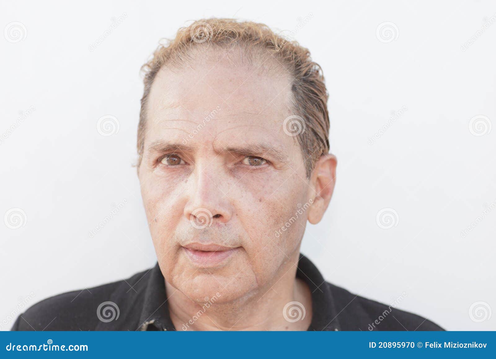 Headshot of a Middle Aged Male Stock Photo - Image of headshot, male ...