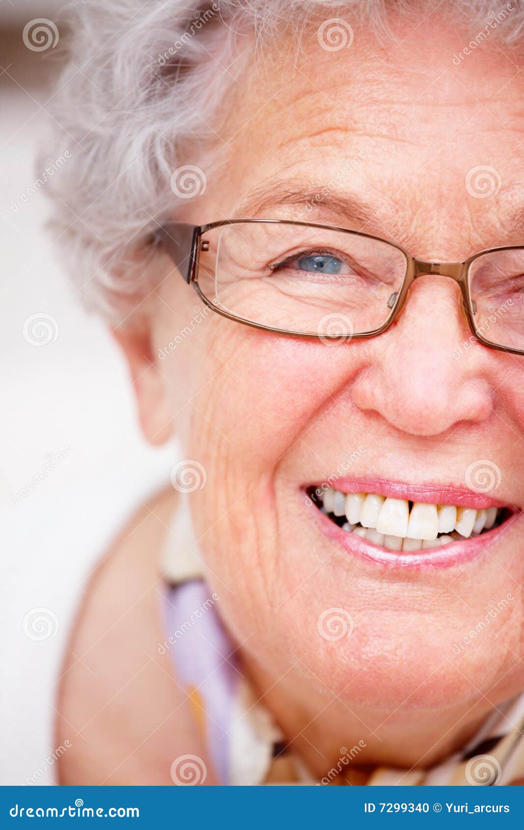 Headshot of a Modern Grandma Smiling Stock Photo - Image of look ...