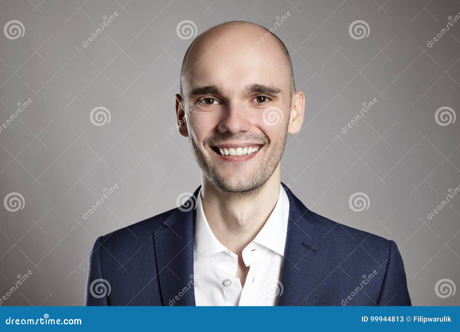 Headshot of Smiling Man stock image. Image of business - 99944813