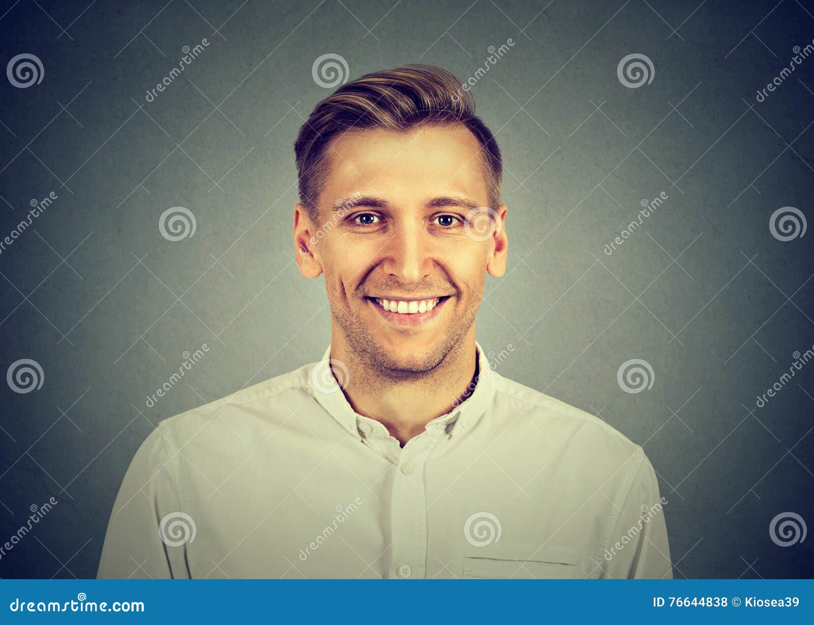 Headshot Smiling Modern Man, Professional Stock Photo - Image of ...