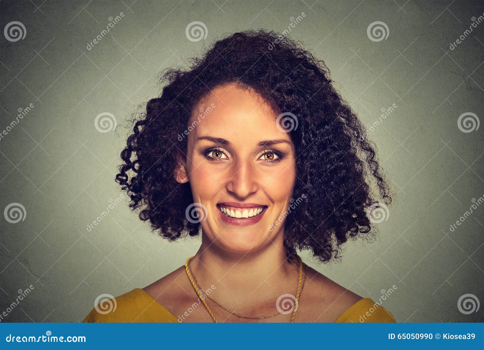 Headshot of a Smiling Woman Stock Photo - Image of beautiful, female ...