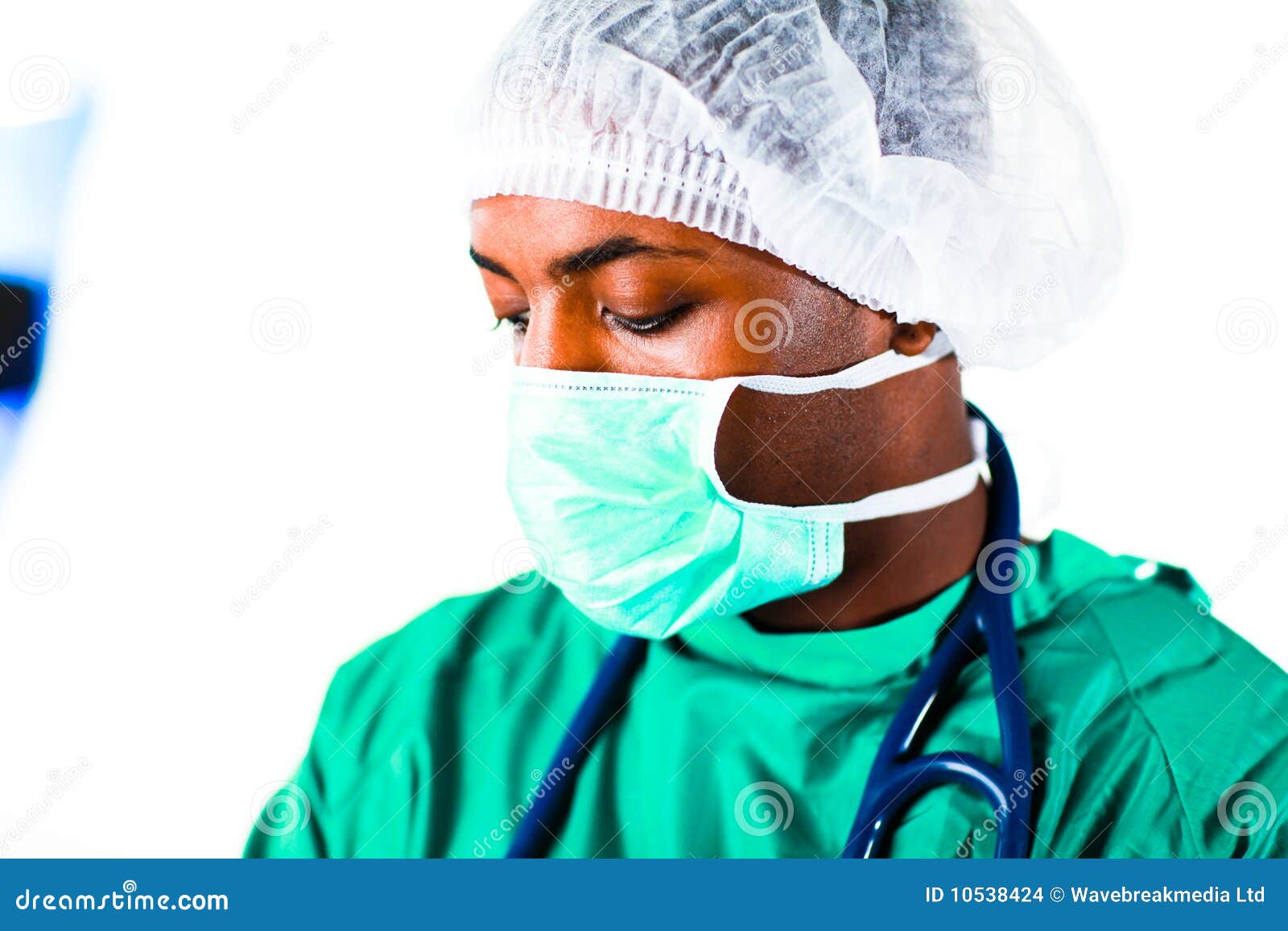 Headshot of a surgeon stock photo. Image of medicine - 10538424