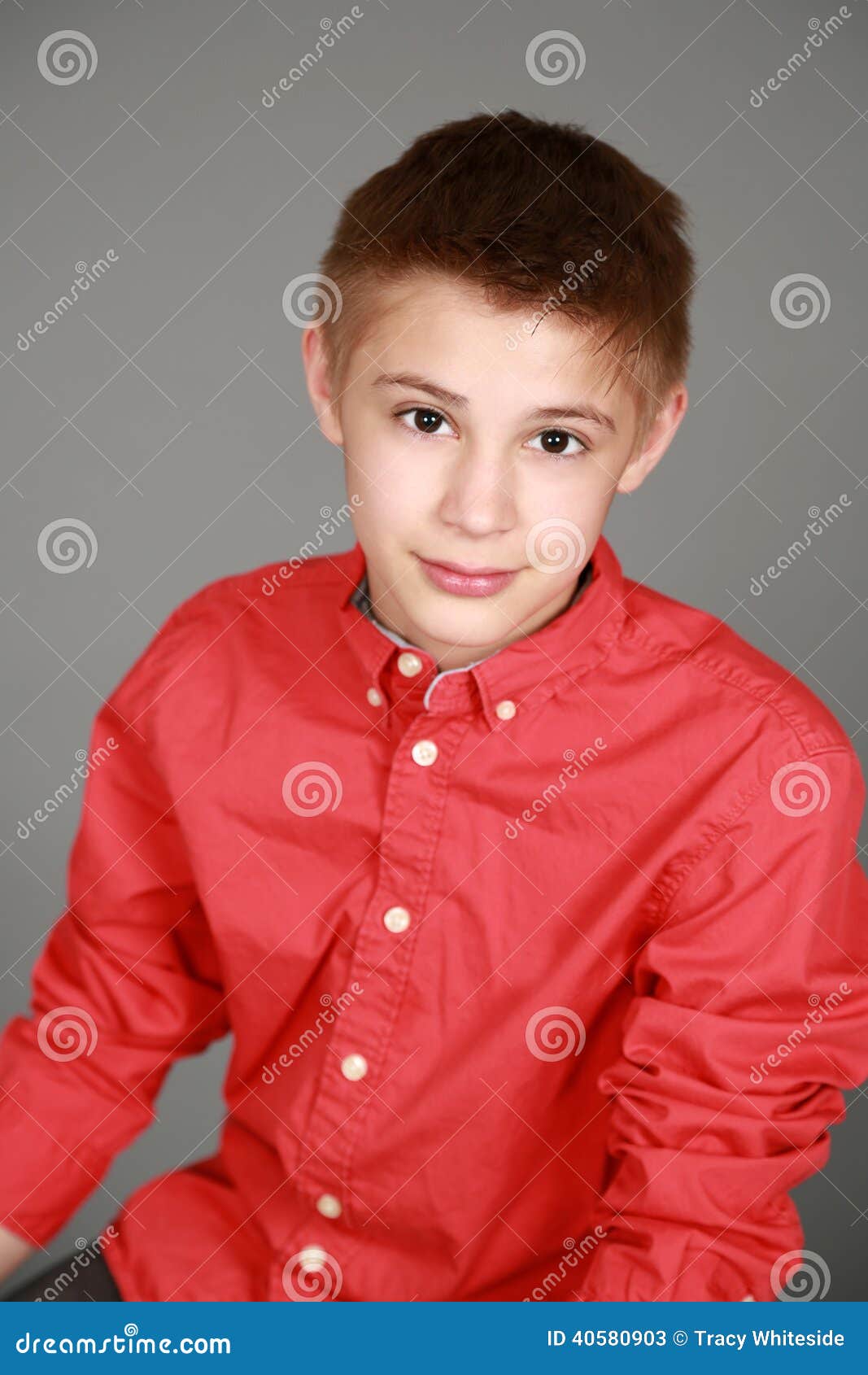 Headshot of tween boy stock image. Image of average, handsome - 40580903