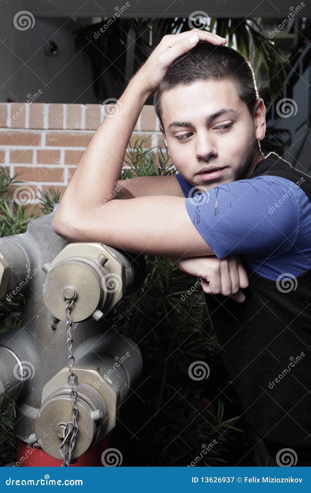 Headshot of a young man stock image. Image of latino - 13626937