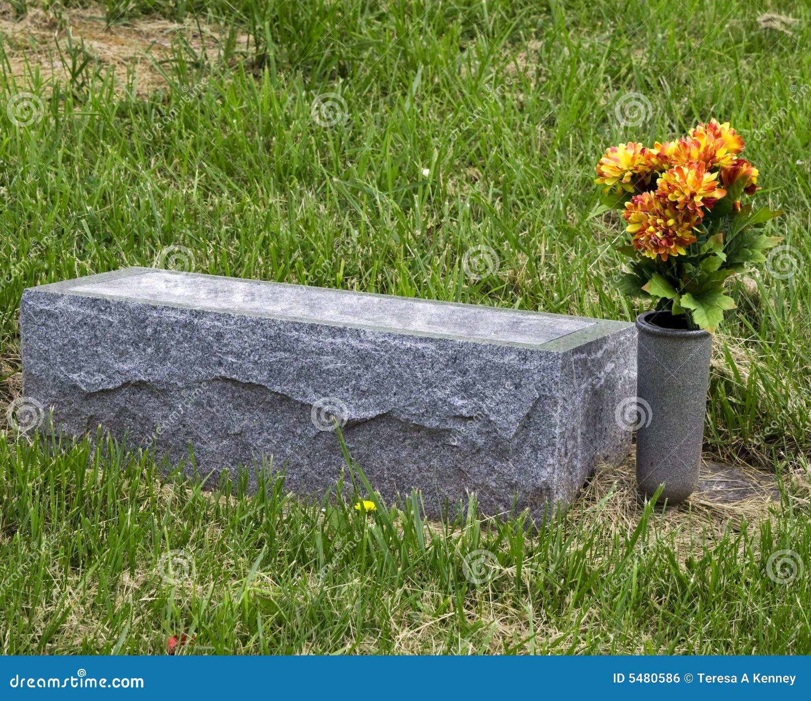 Headstone And Vase Royalty-Free Stock Image | CartoonDealer.com #14522476